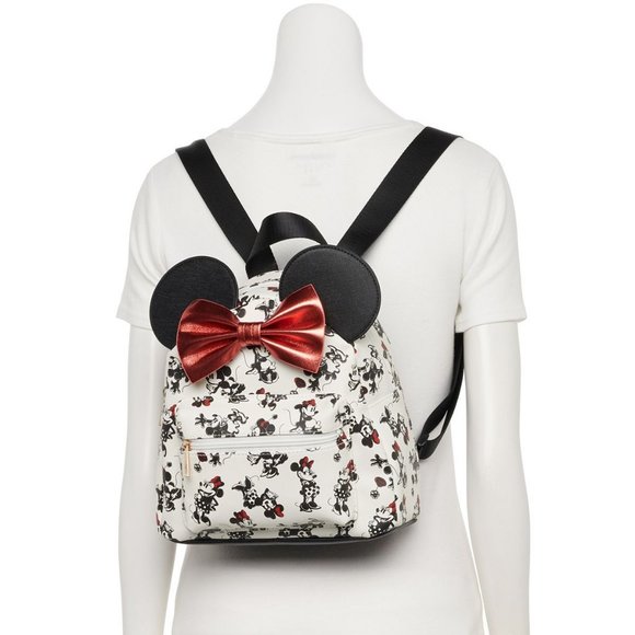Disney | Bags | Disneys Minnie Mouse Vintage Print Mini Backpack | Poshmark